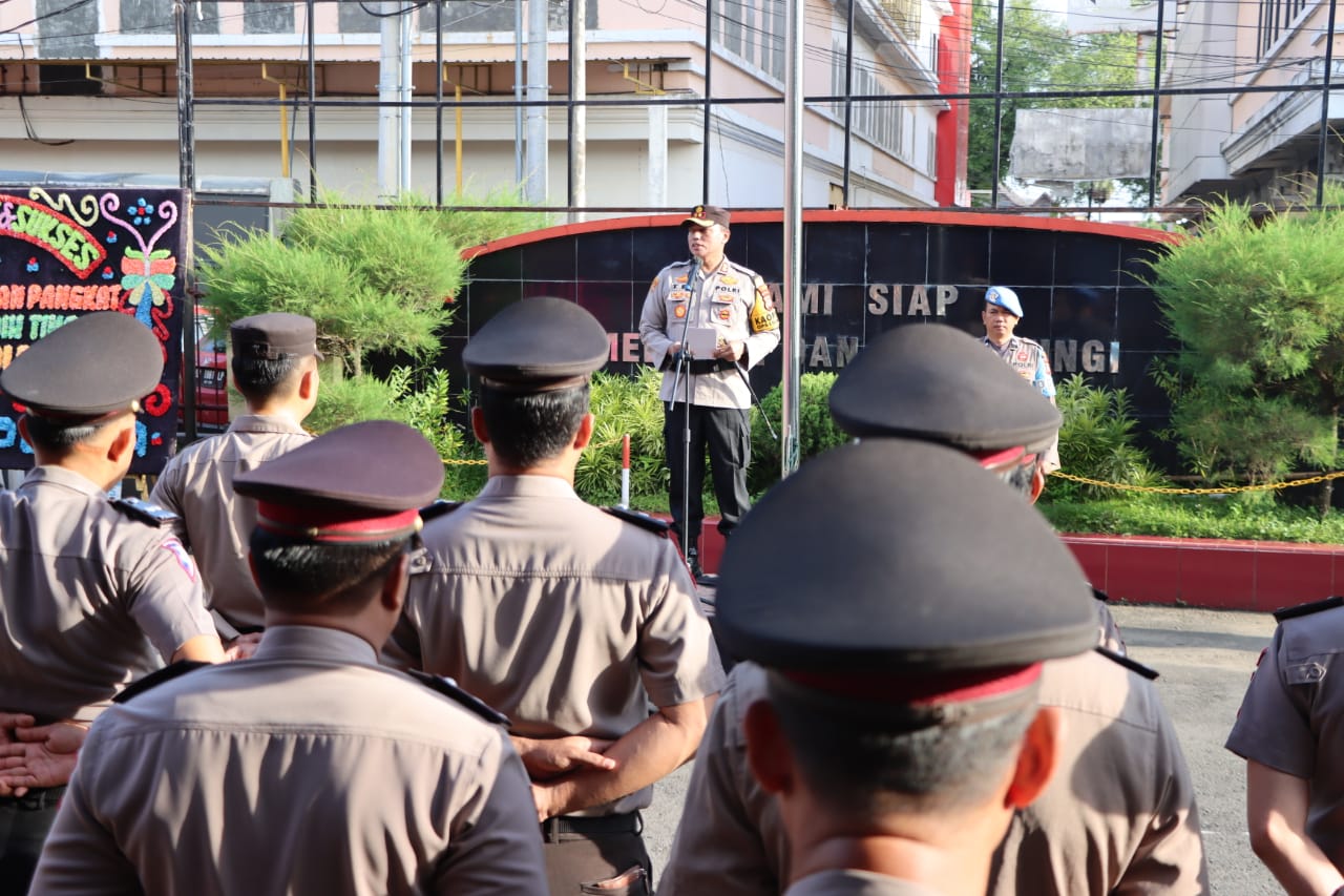 Polres Gowa Gelar Syukuran Korps Raport Kenaikan Pangkat Periode